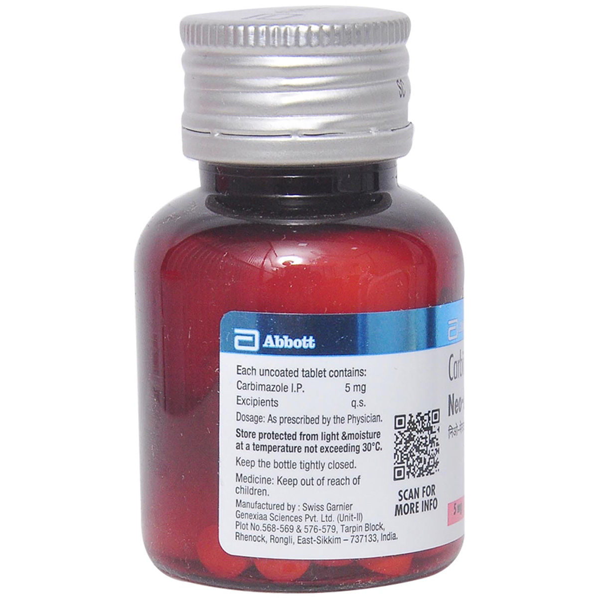 Neo-Mercazole 5 Tablet | Uses, Side Effects, Price | Apollo Pharmacy