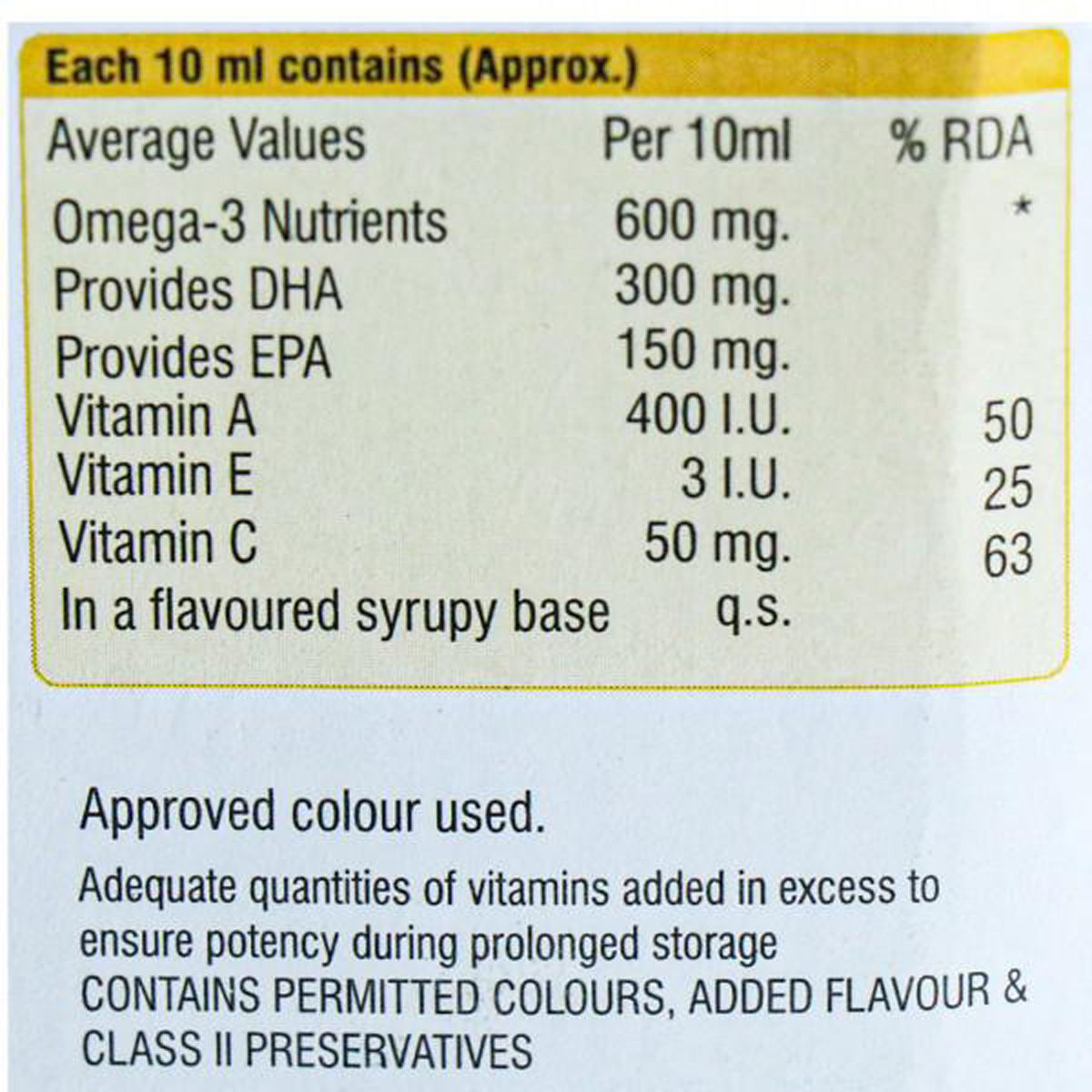Neosight DHA Syrup | Uses, Side Effects, Price | Apollo Pharmacy