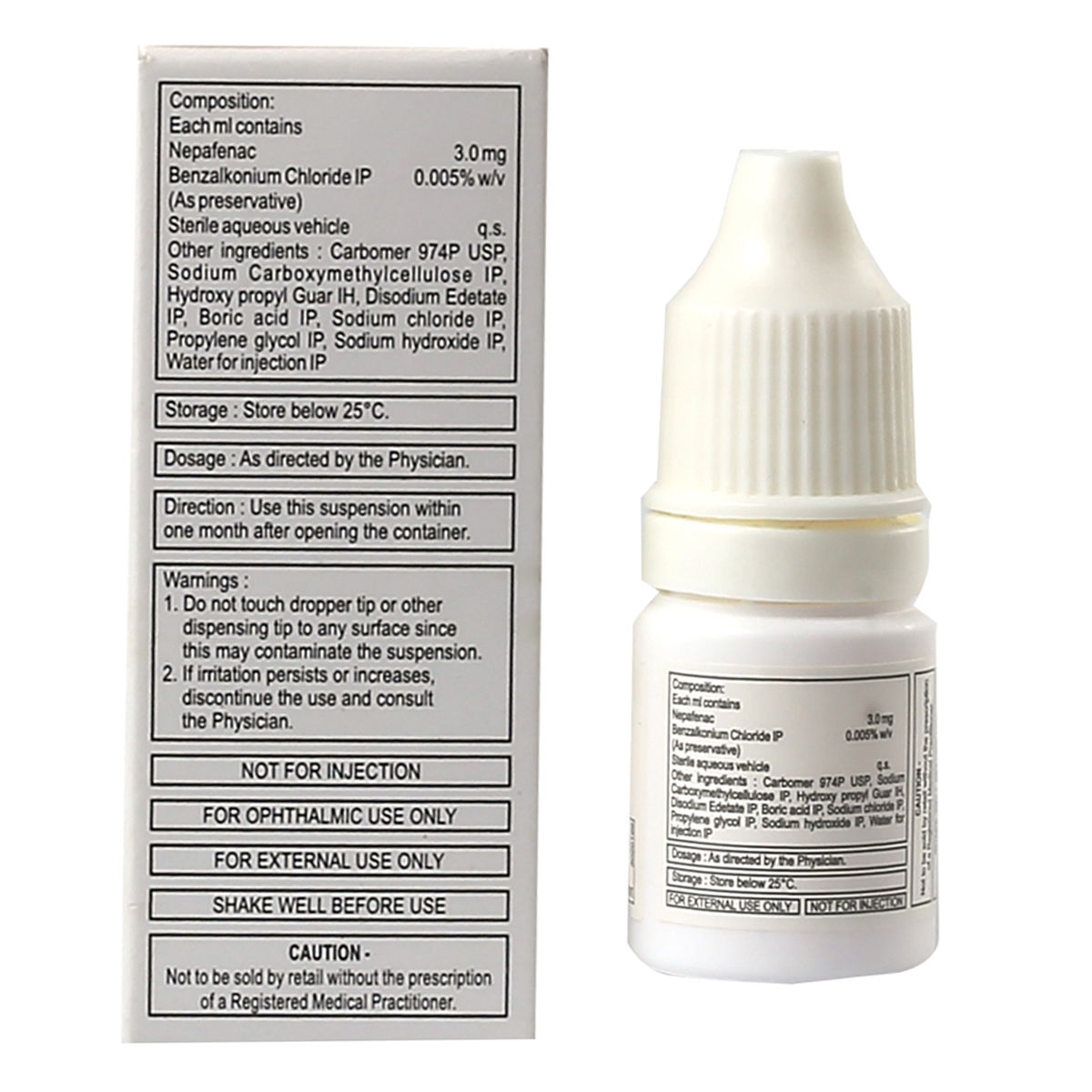 Nepaflam OD Eye Drops 3 ml Price, Uses, Side Effects, Composition ...