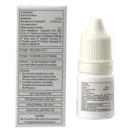Nepaflam OD Eye Drops 3 ml | Uses, Side Effects, Price | Apollo Pharmacy