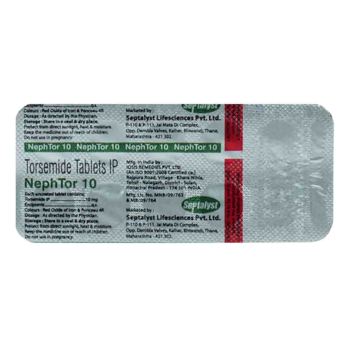 Nephtor-10 Tablet 10's Price, Uses, Side Effects, Composition - Apollo ...