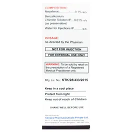 Nepain 0.1% Eye Drops 5 ml | Uses, Side Effects, Price | Apollo Pharmacy
