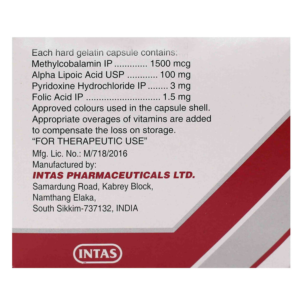 Nervz Capsule 10's Price, Uses, Side Effects, Composition - Apollo Pharmacy