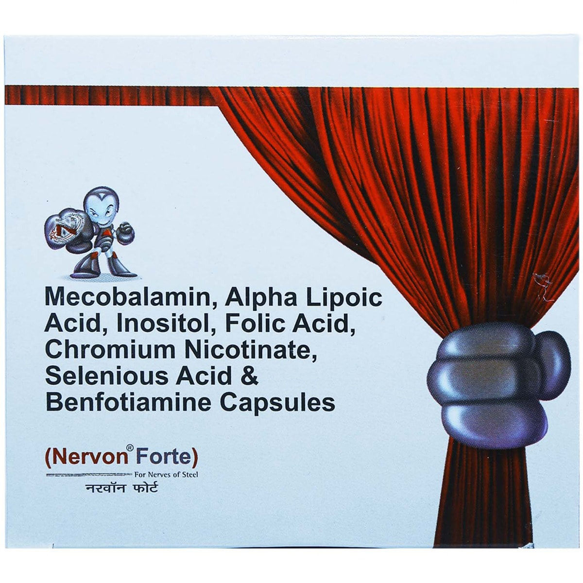 Nervon Forte Capsule 10's Price, Uses, Side Effects, Composition ...