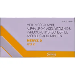 Nervz D Tablet | Uses, Side Effects, Price | Apollo Pharmacy
