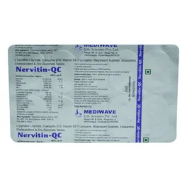 Nervitin-QC Tablet | Uses, Side Effects, Price | Apollo Pharmacy