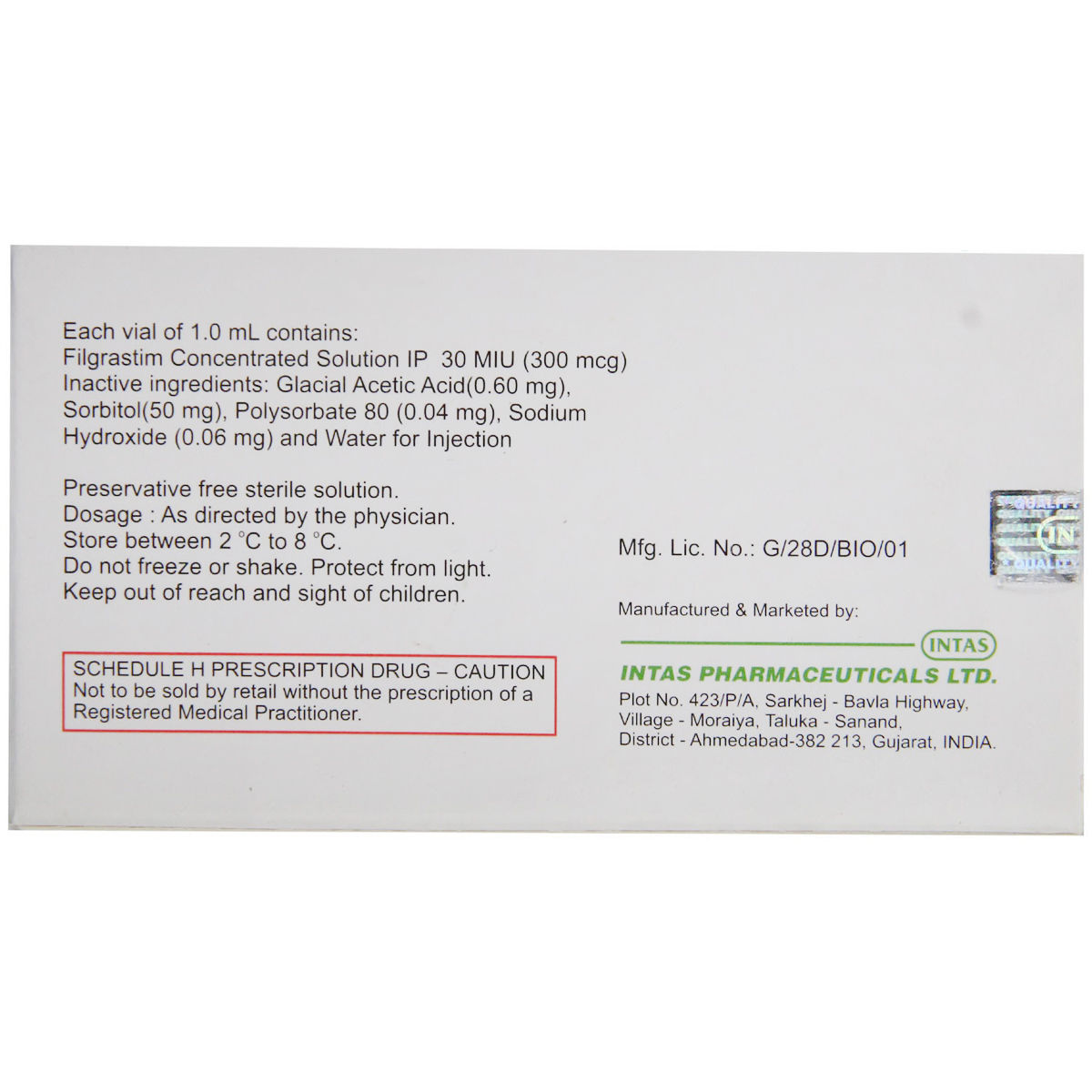 Neukine 300 Injection 1 ml Price, Uses, Side Effects, Composition ...