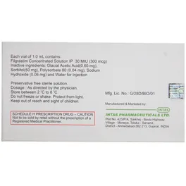 Neukine 300 Injection 1 ml | Uses, Side Effects, Price | Apollo Pharmacy