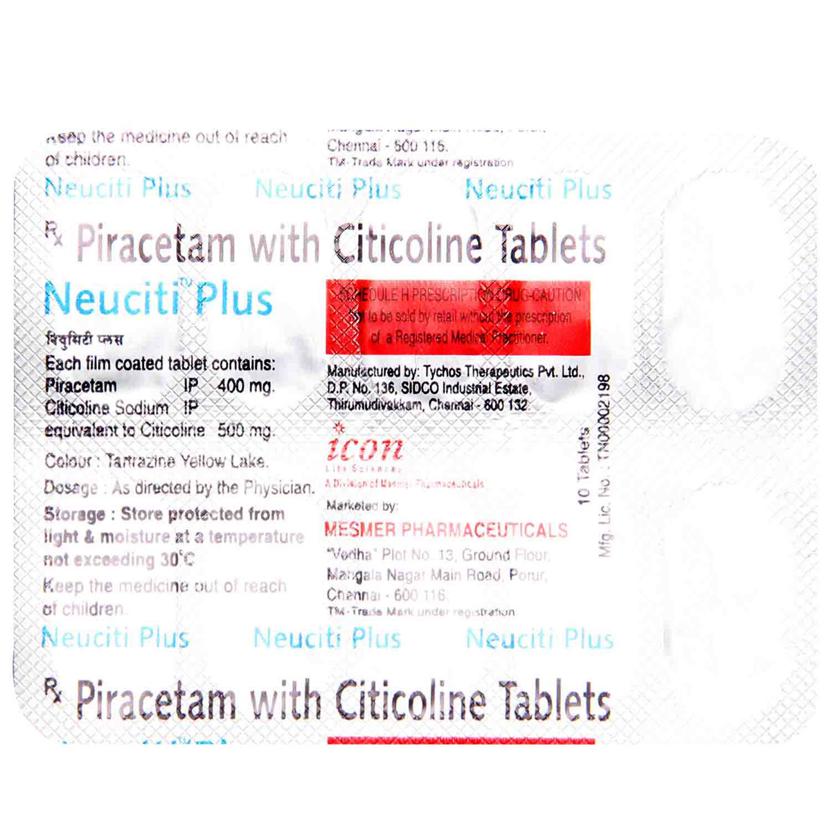 Neuciti Plus Tablet | Uses, Side Effects, Price | Apollo Pharmacy
