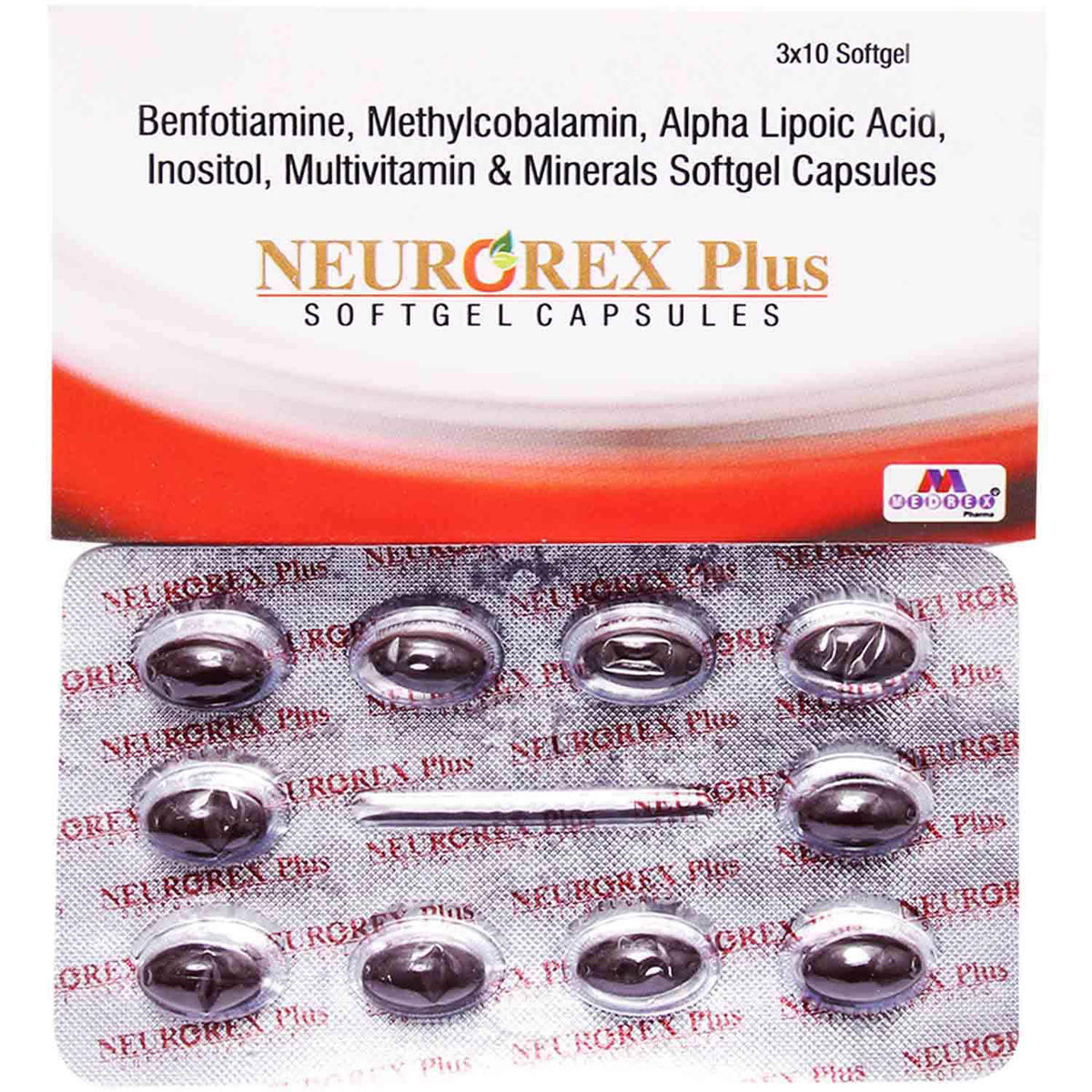 Neurorex Plus Tablet 10's Price, Uses, Side Effects, Composition ...