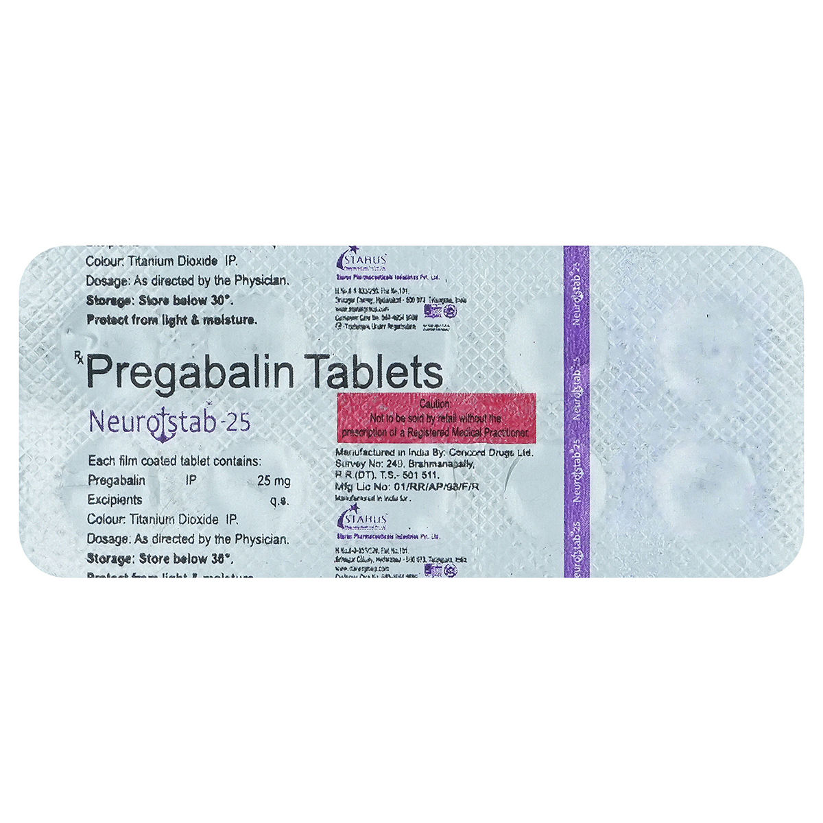 Neurostab-25 Tablet | Uses, Side Effects, Price | Apollo Pharmacy