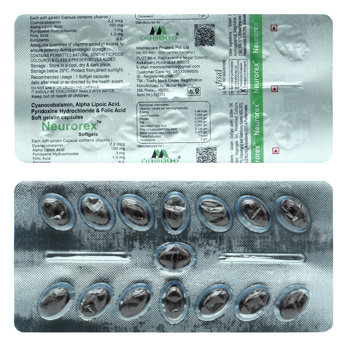 Neurorex Capsule | Uses, Side Effects, Price | Apollo Pharmacy