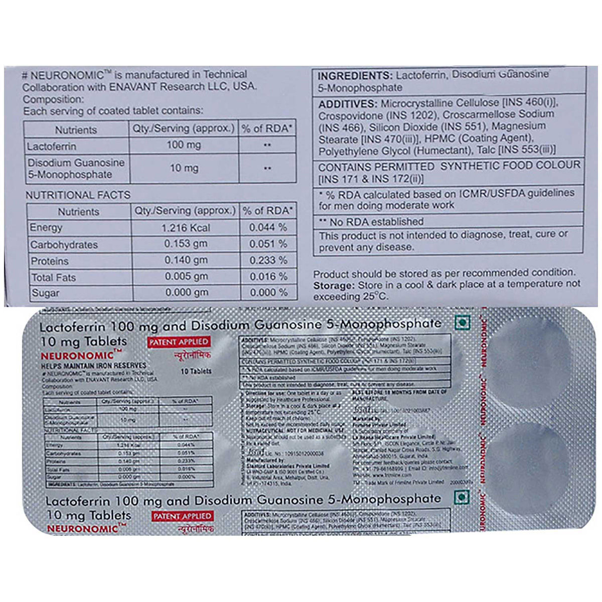 Neuronomic Tablet 10's Price, Uses, Side Effects, Composition - Apollo ...