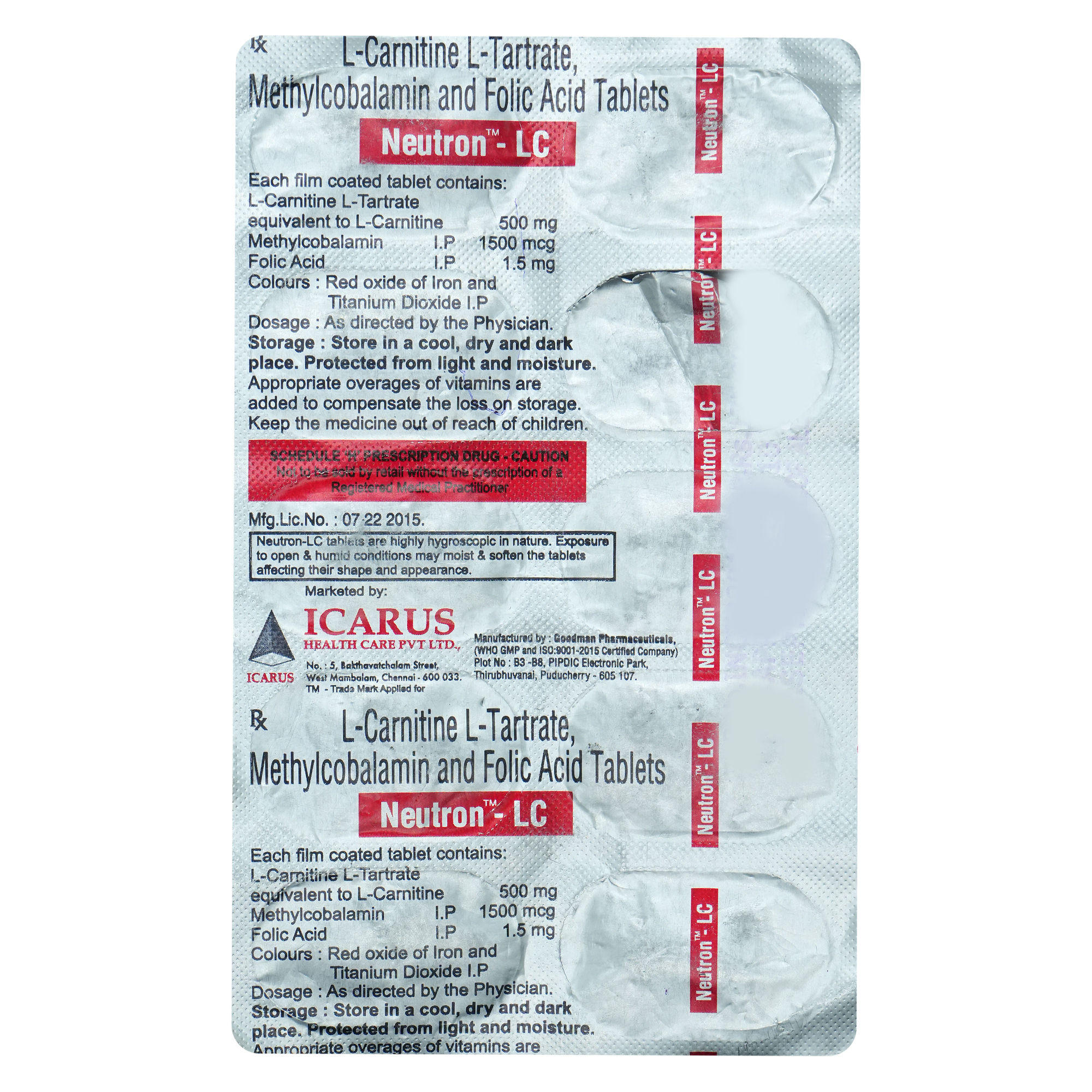 Neutron Lc Tablet 10S Price, Uses, Side Effects, Composition - Apollo ...