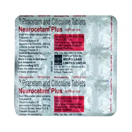 Neurocetam Plus Tablet | Uses, Side Effects, Price | Apollo Pharmacy