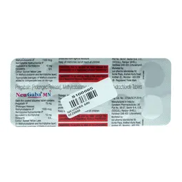 Neugaba MN 75/1500/10 Tablet | Uses, Side Effects, Price | Apollo Pharmacy