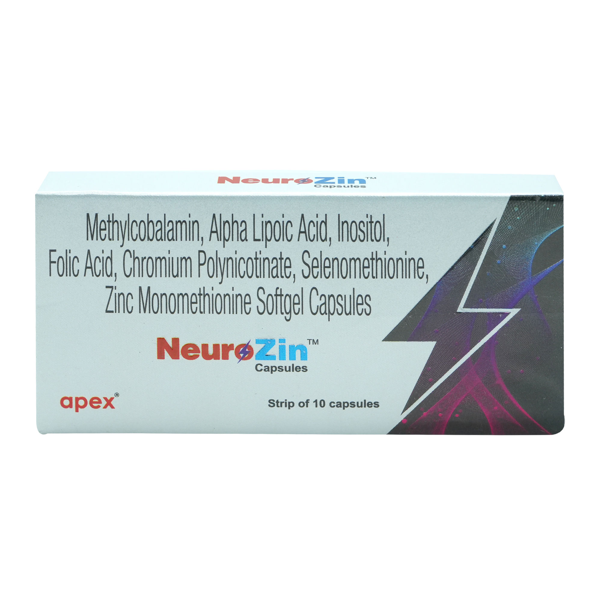 Neurozin Softgel Capsule 10's Price, Uses, Side Effects, Composition ...