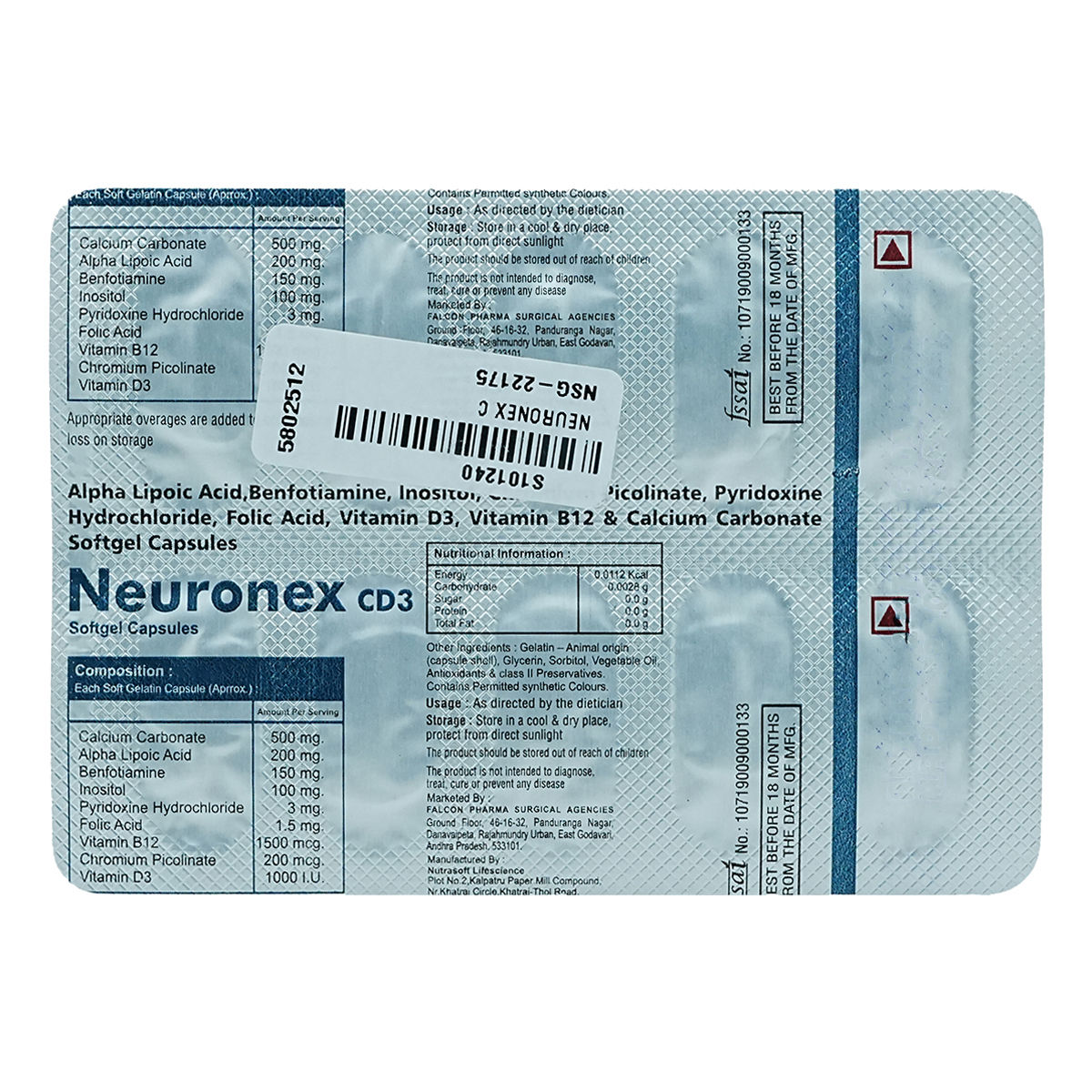 Neuronex CD3 Softgel Capsule | Uses, Side Effects, Price | Apollo Pharmacy