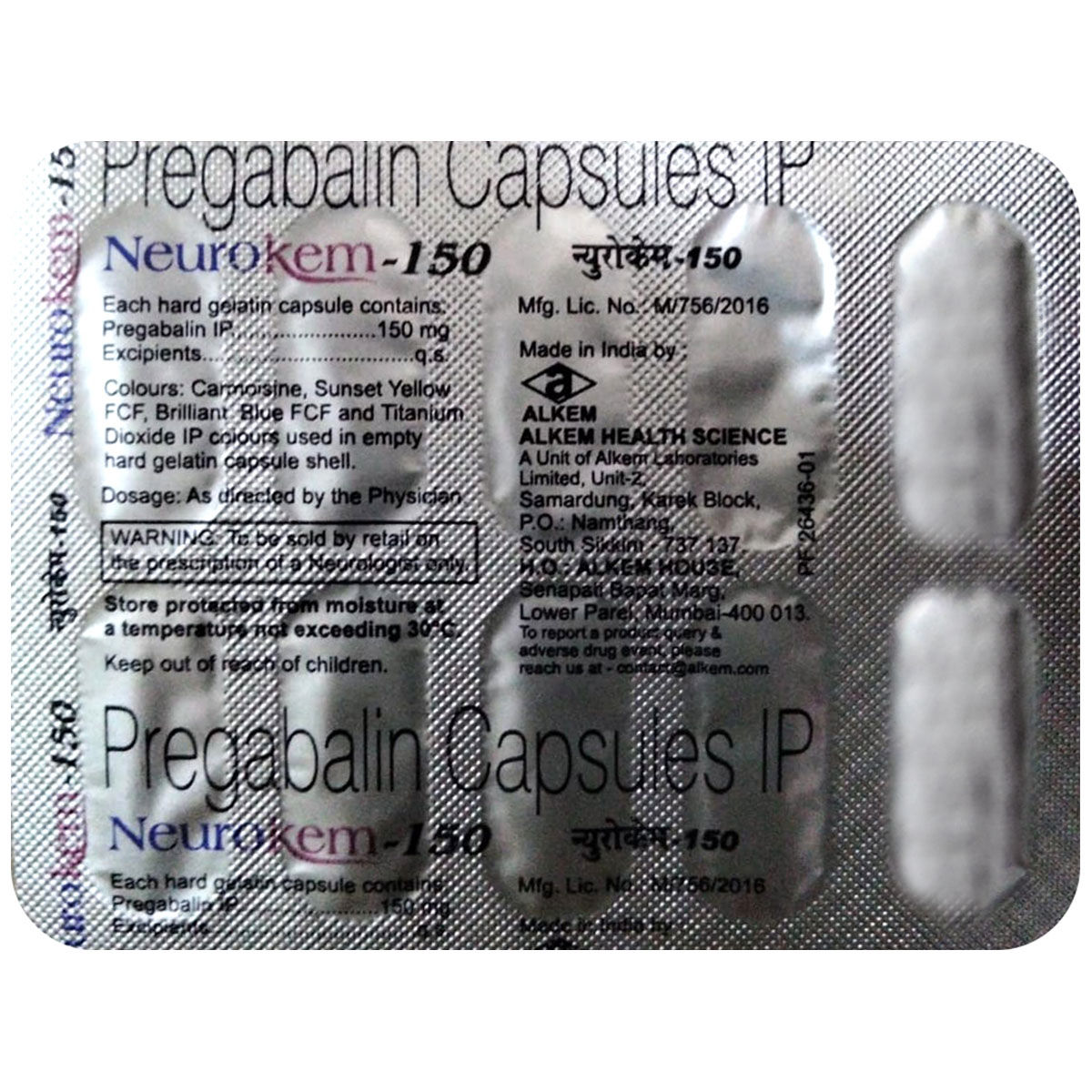 Neurokem-150 Capsule | Uses, Side Effects, Price | Apollo Pharmacy