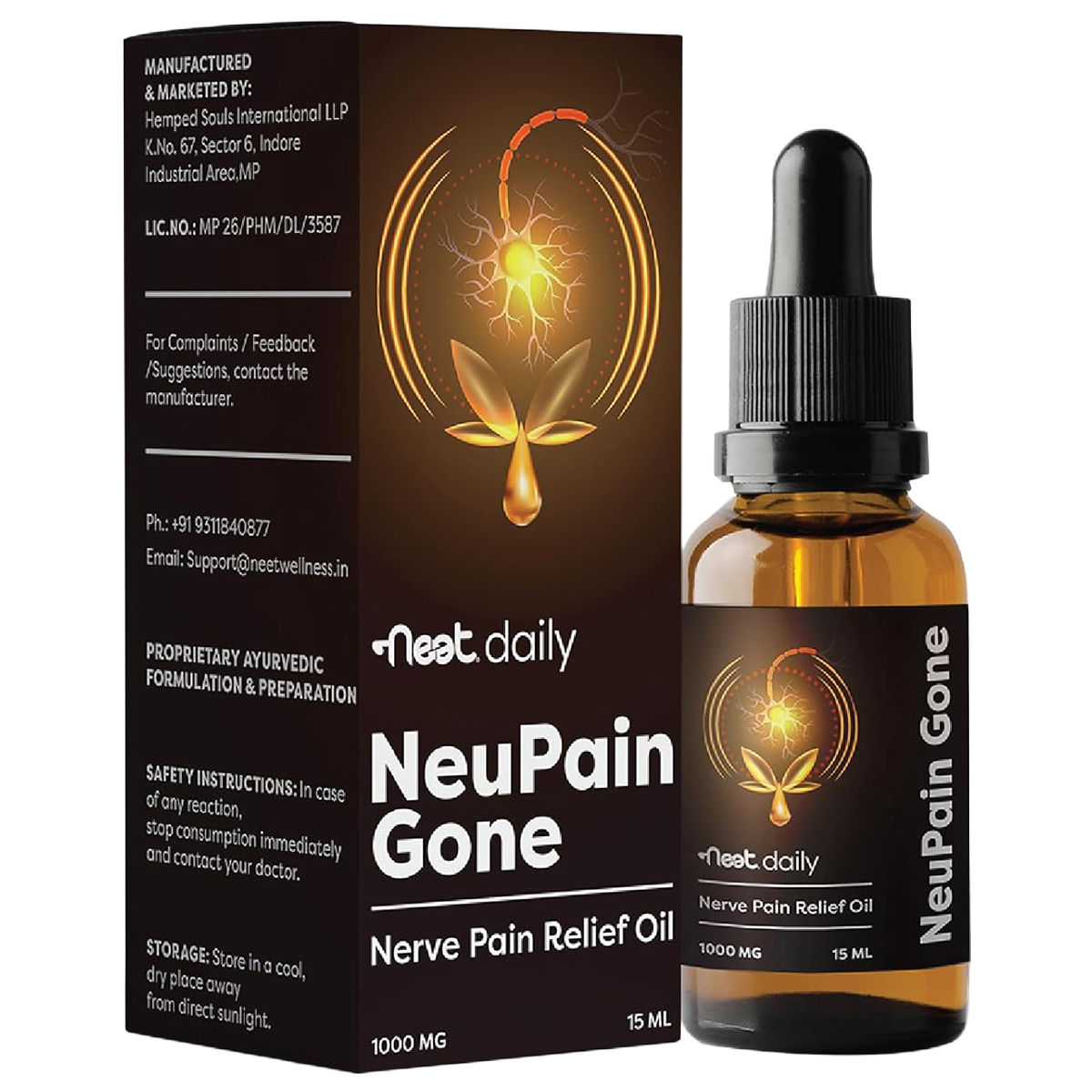 Buy Neupain Gone Topical Oil, 15 ml | 19 Minutes Delivery | Apollo Pharmacy