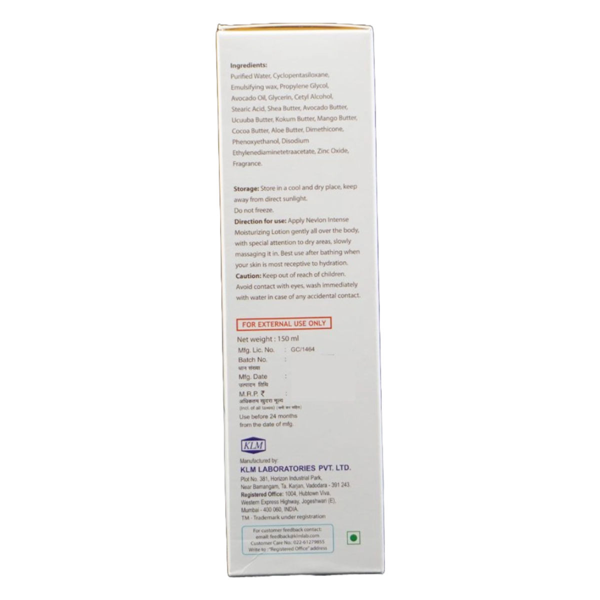 Nevlon Intense Moisturizing Lotion | Uses, Side Effects, Price | Apollo ...