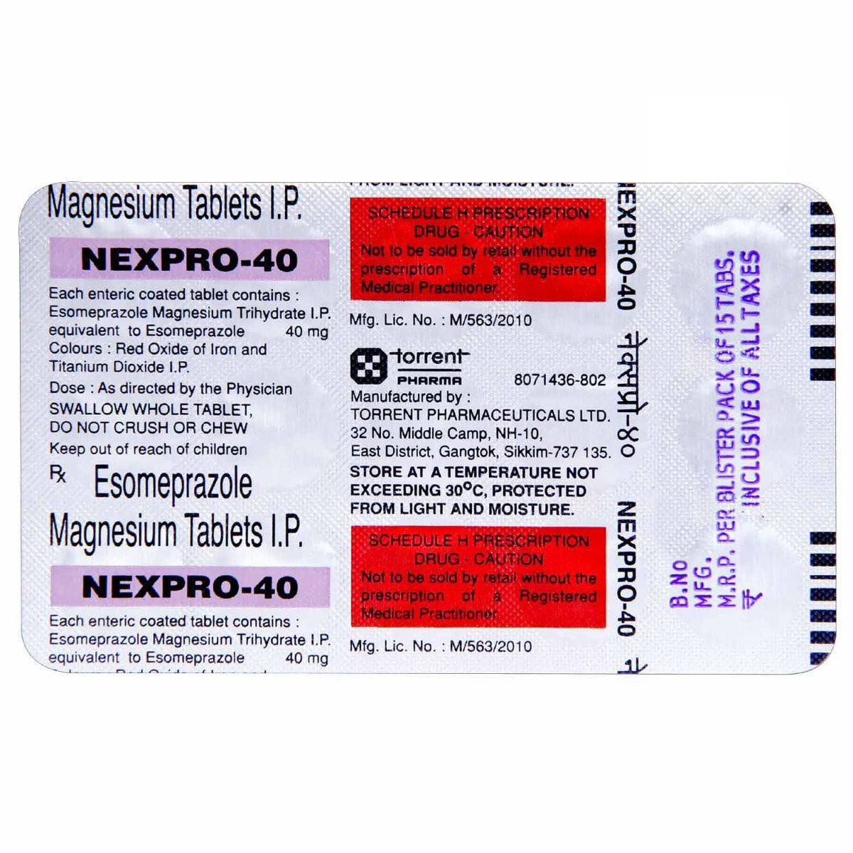 Nexpro-40 Tablet | Uses, Side Effects, Price | Apollo Pharmacy