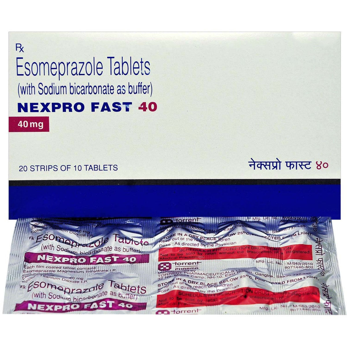Nexpro Fast 40 Tablet | Uses, Side Effects, Price | Apollo Pharmacy