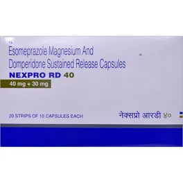 Nexpro RD 40 Capsule | Uses, Side Effects, Price | Apollo Pharmacy