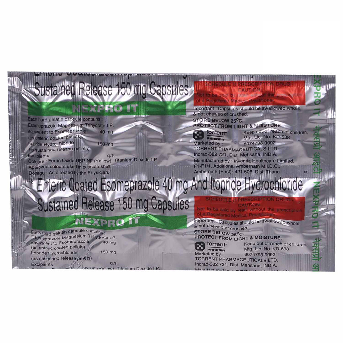 Nexpro IT Capsule | Uses, Side Effects, Price | Apollo Pharmacy