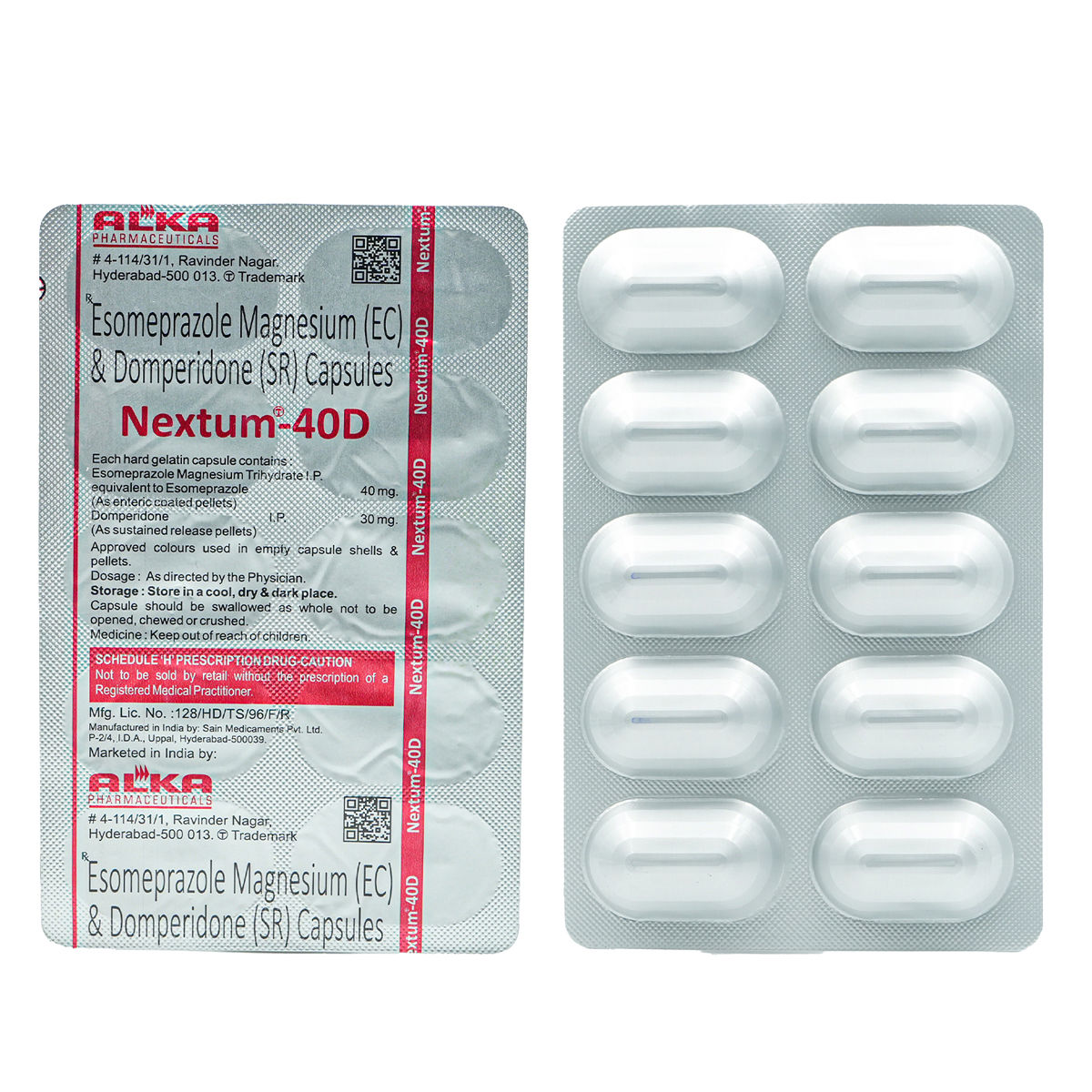 Nextum-40 D Capsule | Uses, Side Effects, Price | Apollo Pharmacy
