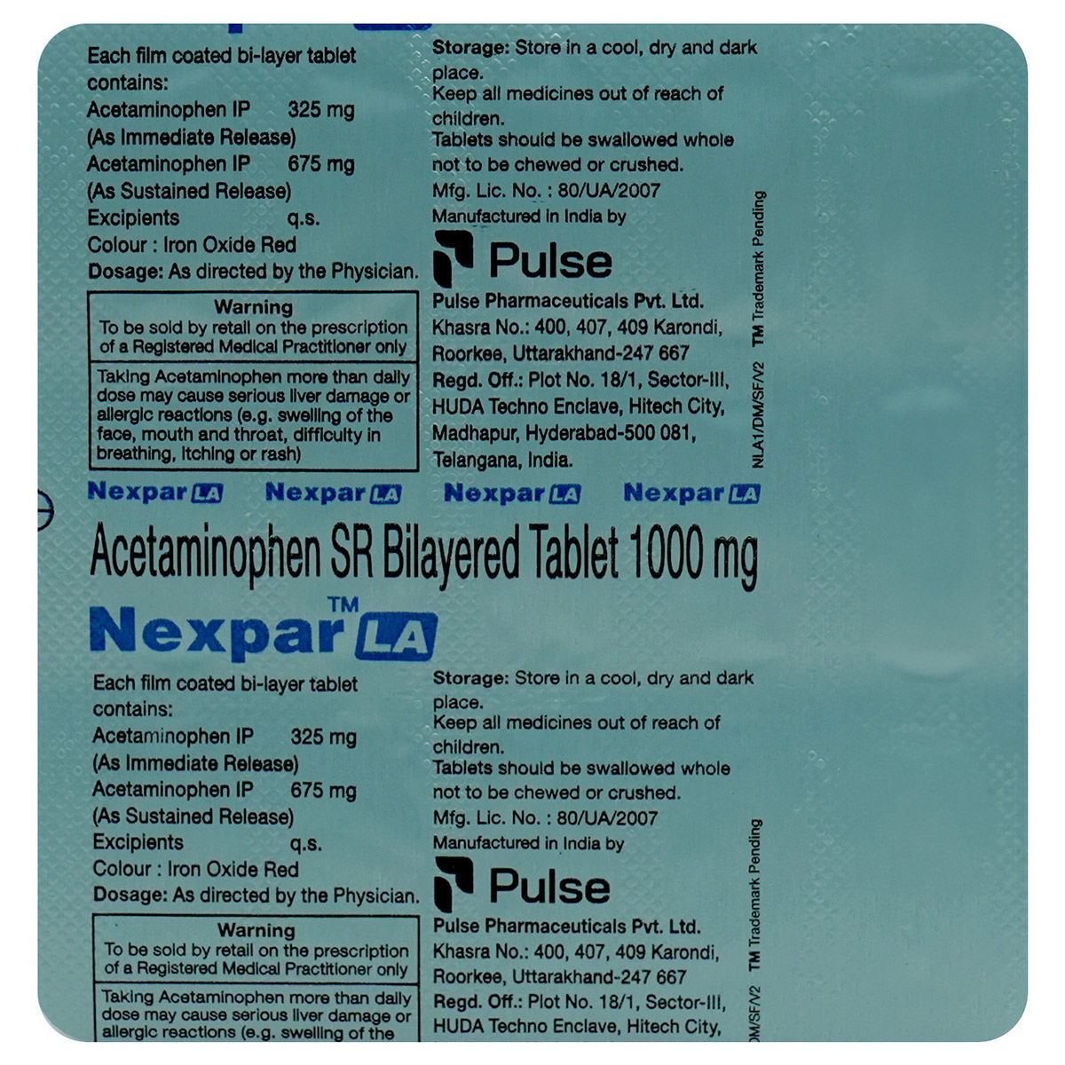 Nexpar LA Tablet | Uses, Side Effects, Price | Apollo Pharmacy