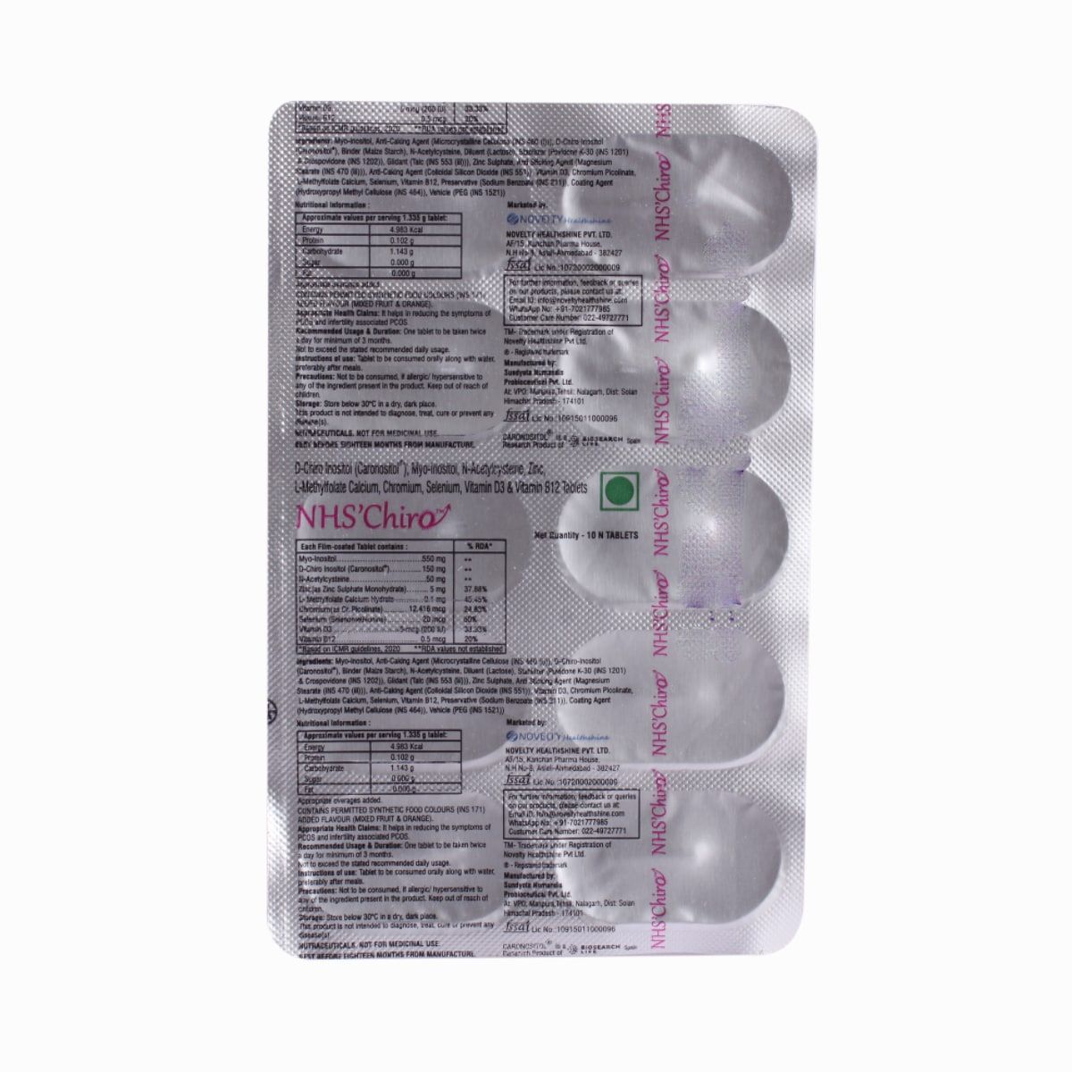 Nhs Chiro Tablet 10's Price, Uses, Side Effects, Composition - Apollo ...