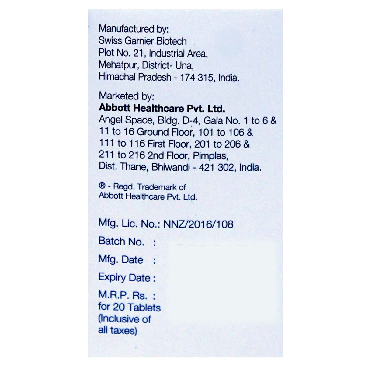 Nicoduce 5 Tablet | Uses, Side Effects, Price | Apollo Pharmacy