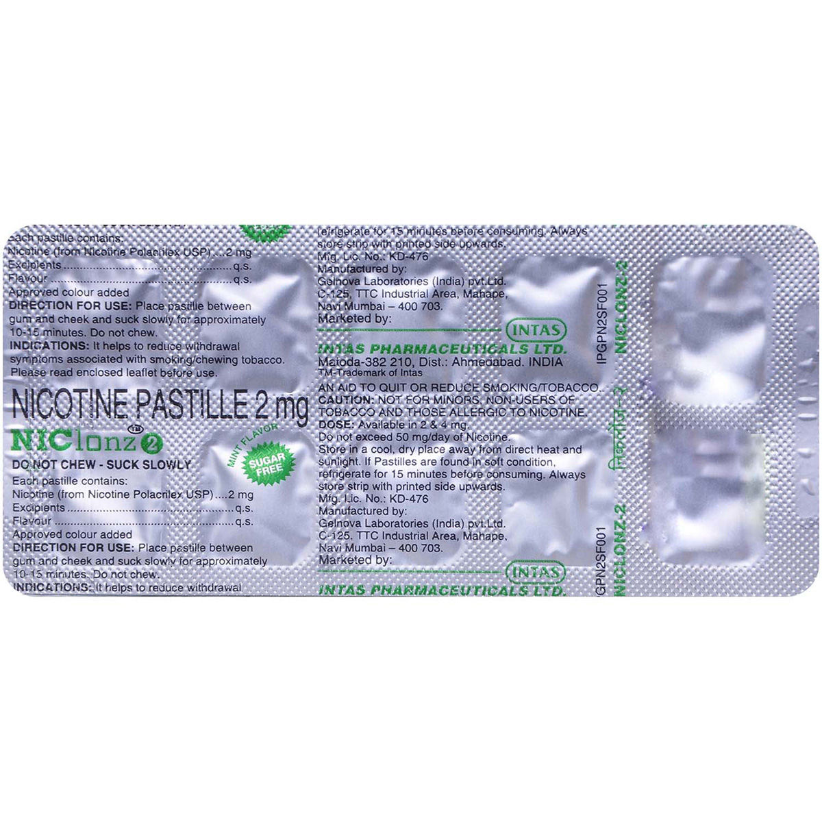 Niclonz 2mg Pastilles 10's Price, Uses, Side Effects, Composition ...
