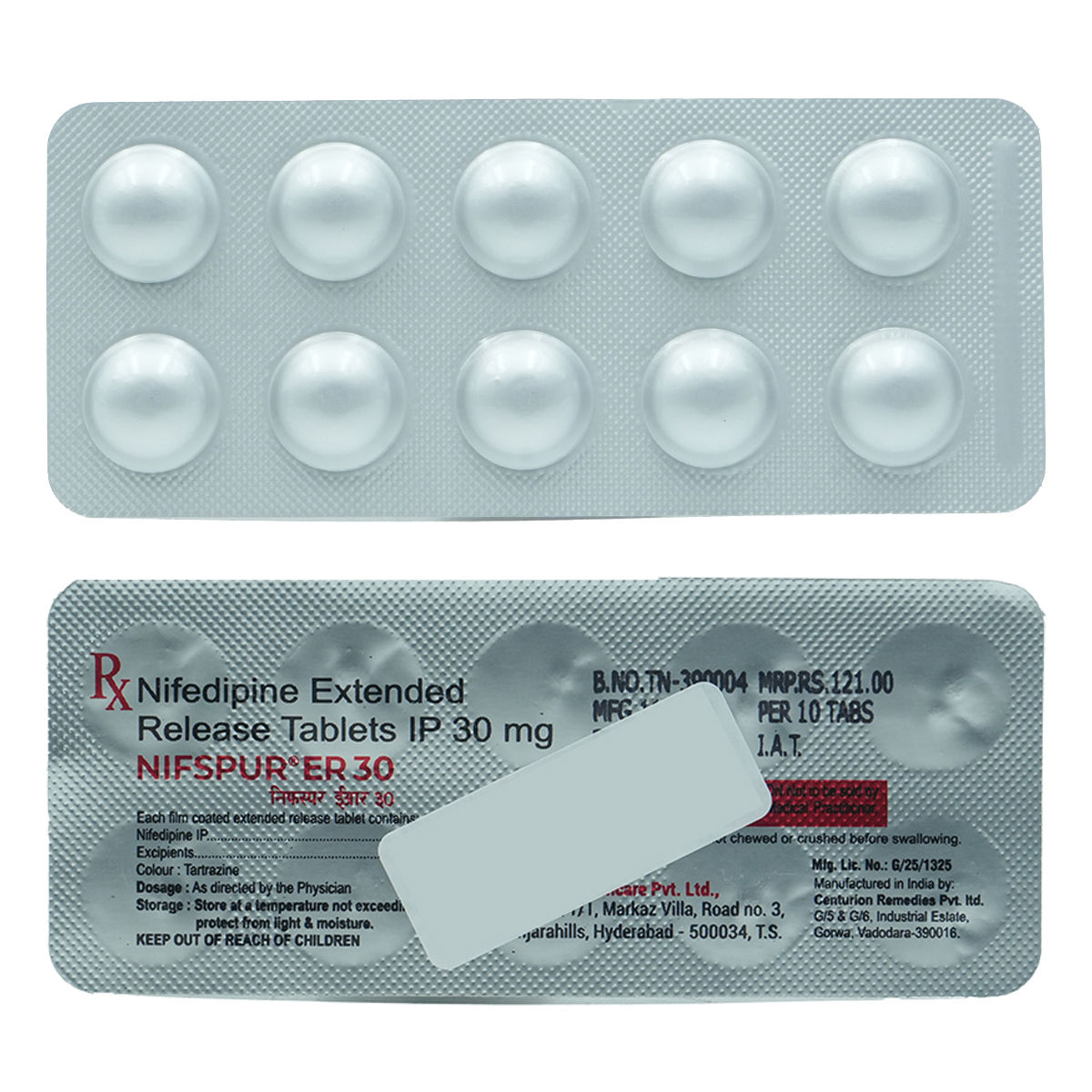 Nifspur ER 30 Tablet | Uses, Side Effects, Price | Apollo Pharmacy