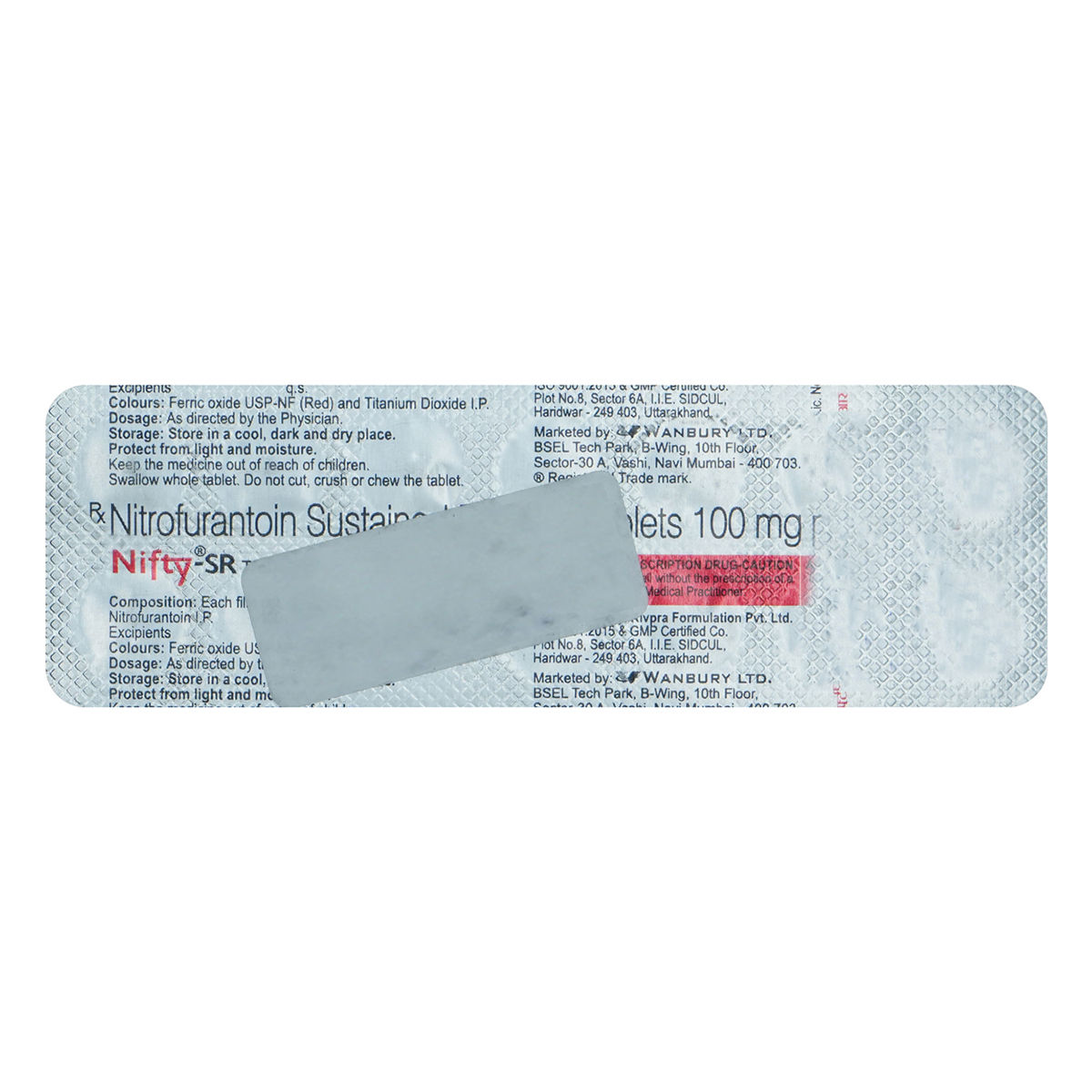 Nifty SR 100 mg Tablet | Uses, Side Effects, Price | Apollo Pharmacy