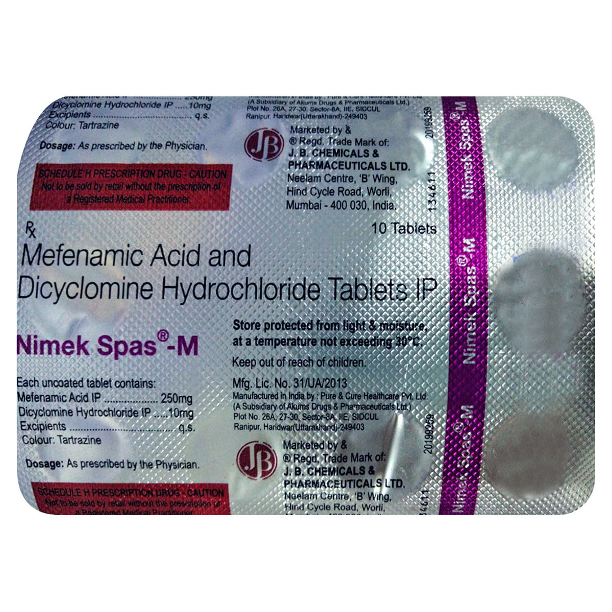 Nimek Spas-M Tablet | Uses, Side Effects, Price | Apollo Pharmacy