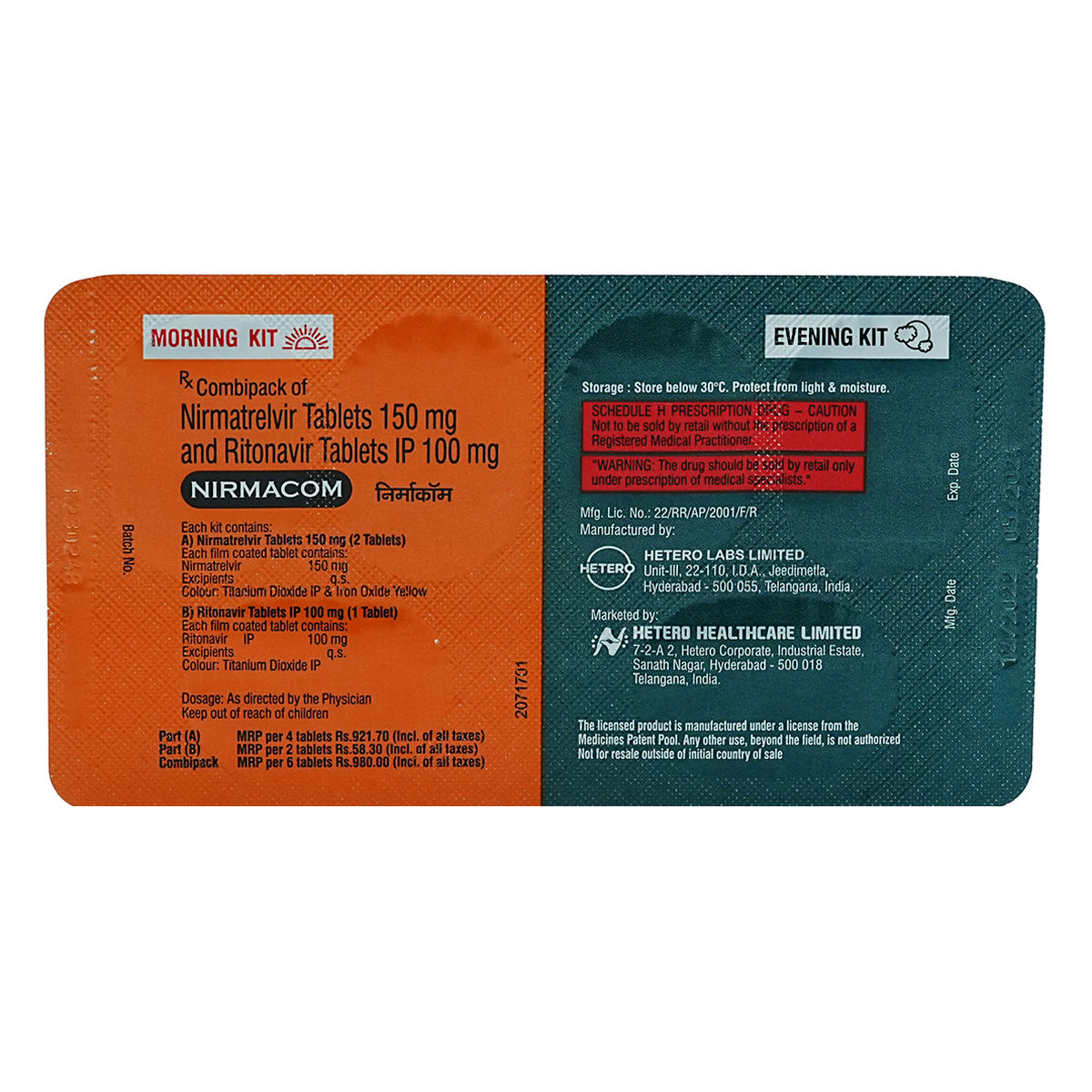 NIRMATRELVIR+RITONAVIR: Uses, Side Effects and Medicines | Apollo Pharmacy