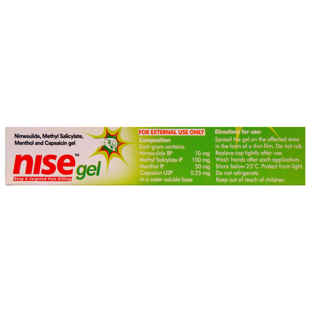 Nise Gel 30 gm Price, Uses, Side Effects, Composition - Apollo Pharmacy