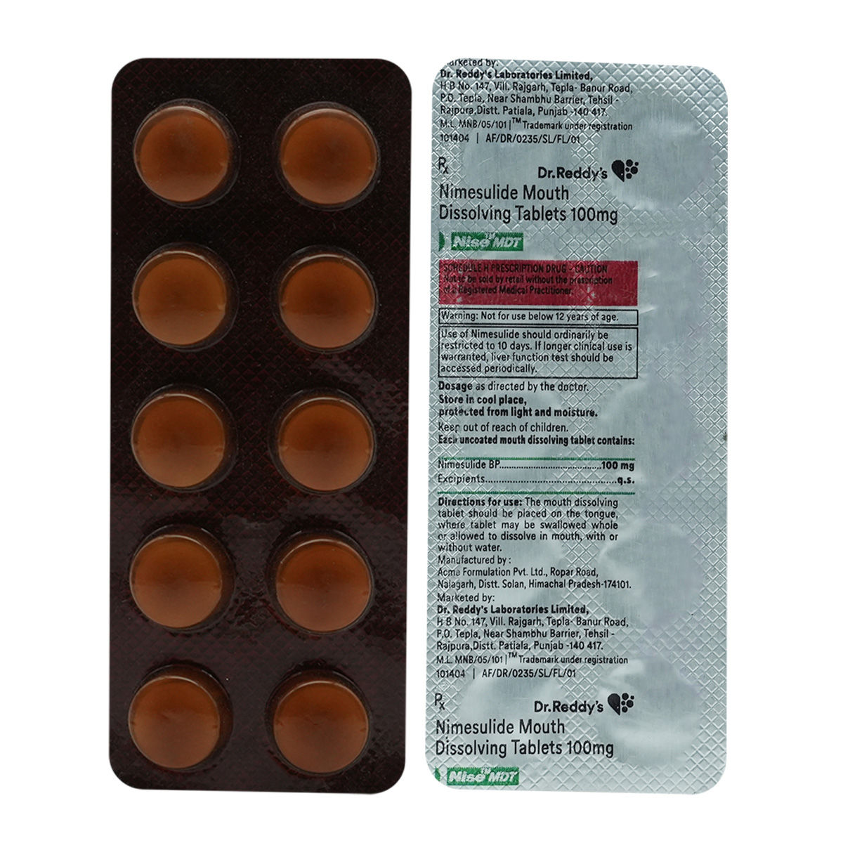 NISE MDT 100MG TABLET | Uses, Side Effects, Price | Apollo Pharmacy