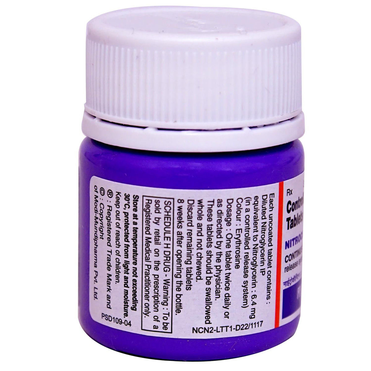 Nitrocontin 6.4 Tablet 30's Price, Uses, Side Effects, Composition ...