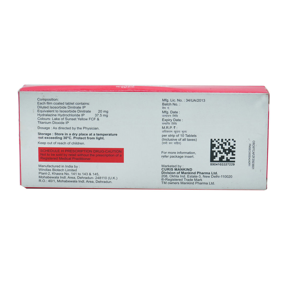 Nitrohart Tablet 10's Price, Uses, Side Effects, Composition - Apollo ...