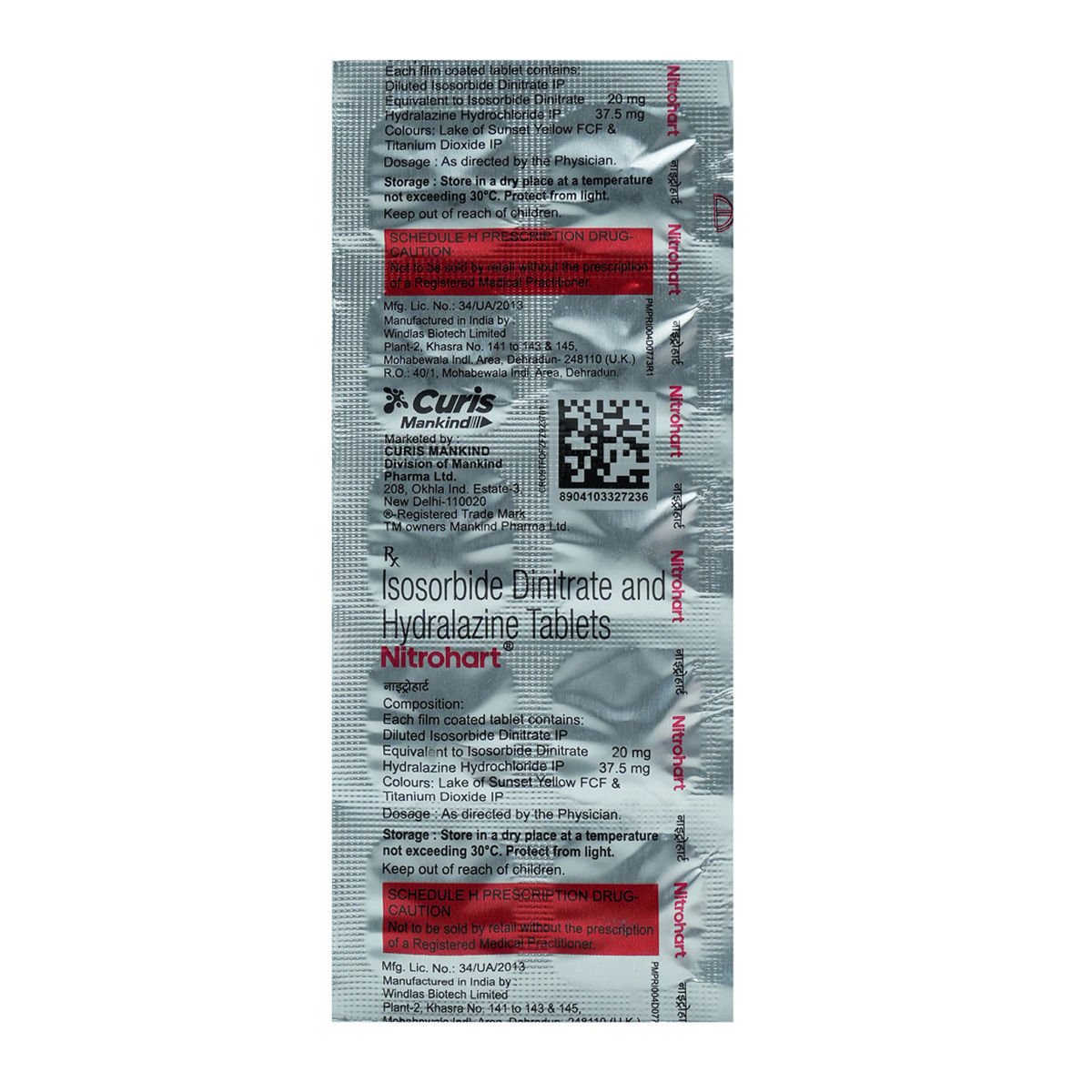 Nitrohart Tablet 10's Price, Uses, Side Effects, Composition - Apollo ...