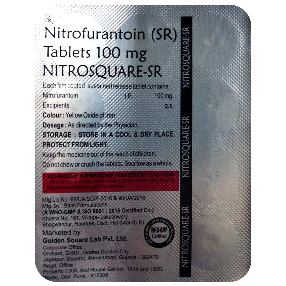 Nitrosquare-SR Tablet | Uses, Side Effects, Price | Apollo Pharmacy