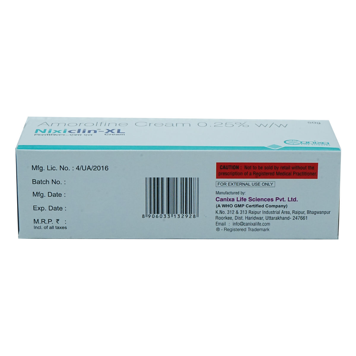 Nixiclin-Xl 0.25% Cream 50G Price, Uses, Side Effects, Composition ...