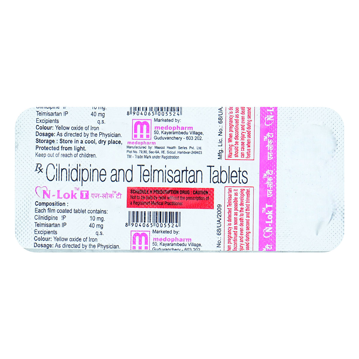 N-Lok T Tablet | Uses, Side Effects, Price | Apollo Pharmacy