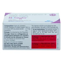 Nobeglar 100IU Injection 5 ml | Uses, Side Effects, Price | Apollo Pharmacy