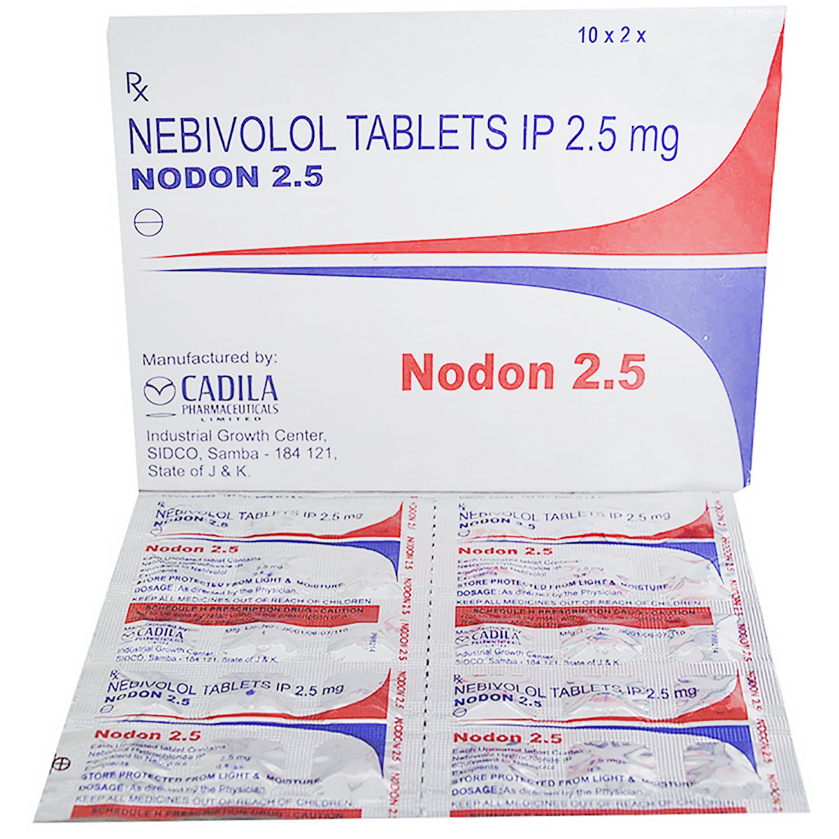 Nodon 2.5 Tablet | Uses, Side Effects, Price | Apollo Pharmacy