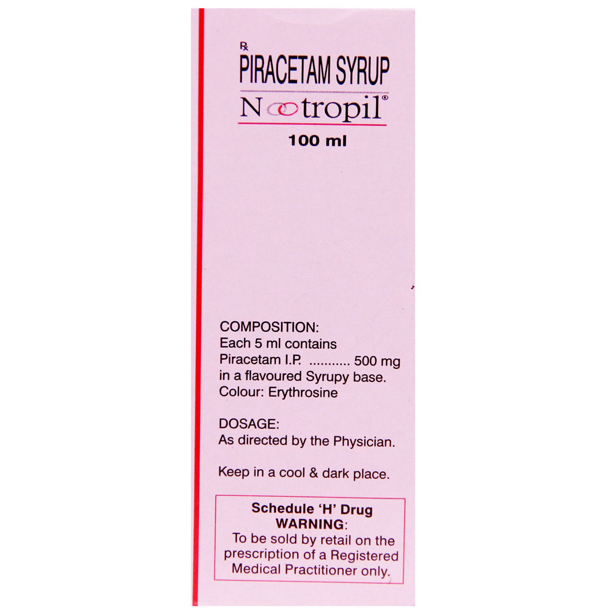 Nootropil Syrup | Uses, Side Effects, Price | Apollo Pharmacy