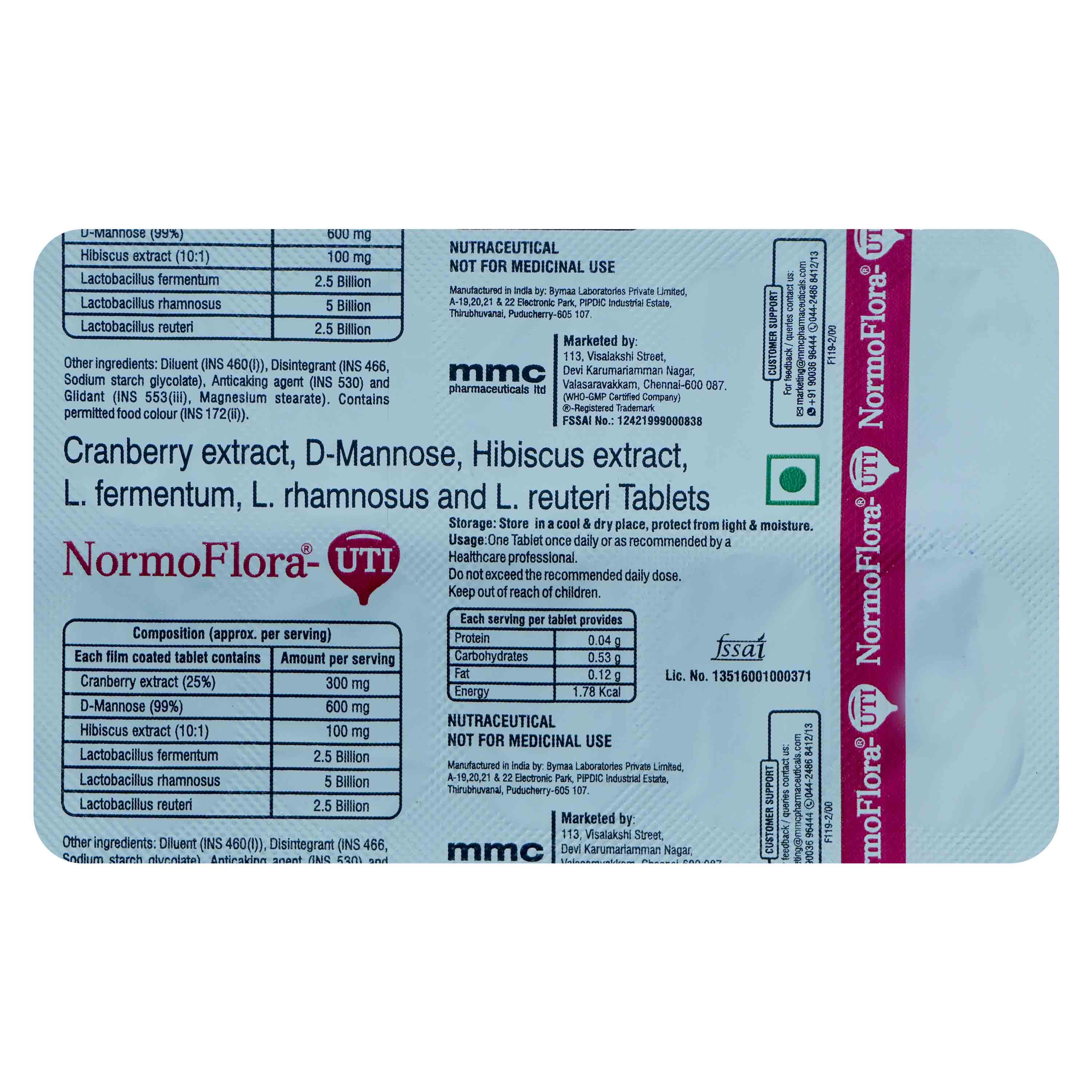 Normoflora-UTI Tablet | Uses, Side Effects, Price | Apollo Pharmacy